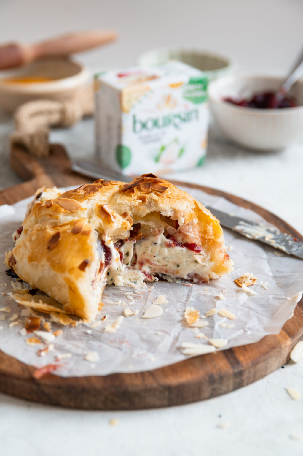 Boursin in bladerdeeg met cranberry | Boursin Verse Roomkaas